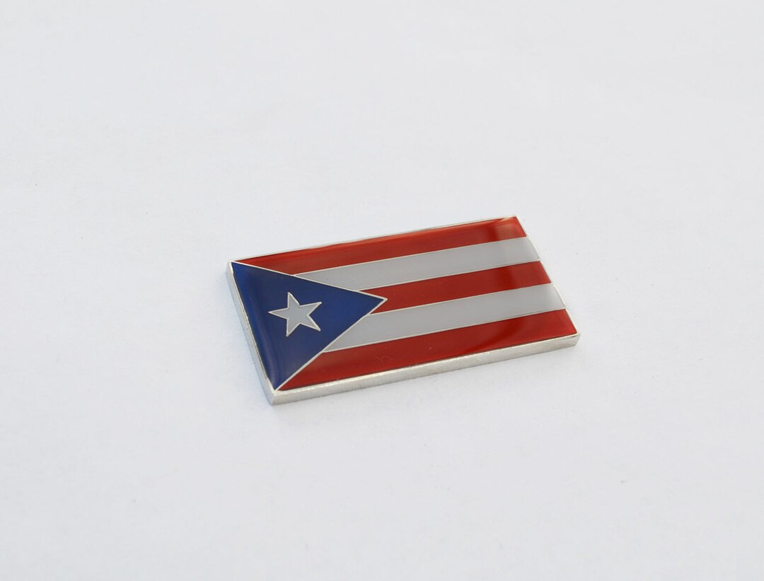 2 Amazing Puerto Rico Real Car Metal Decal Badge Fender Grille Emblem ...