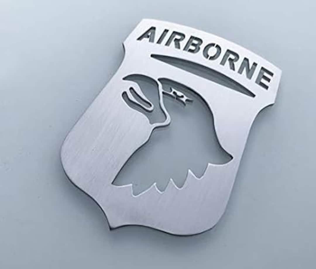 101st Airborne Division Military Badge Emblem 4 Inch Metal Car Truck ...