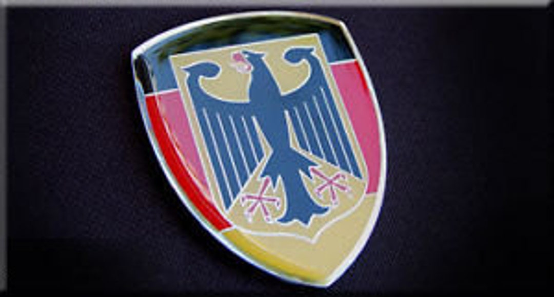 2.5 Amazing German Germany Metal Emblem Flag - Etsy