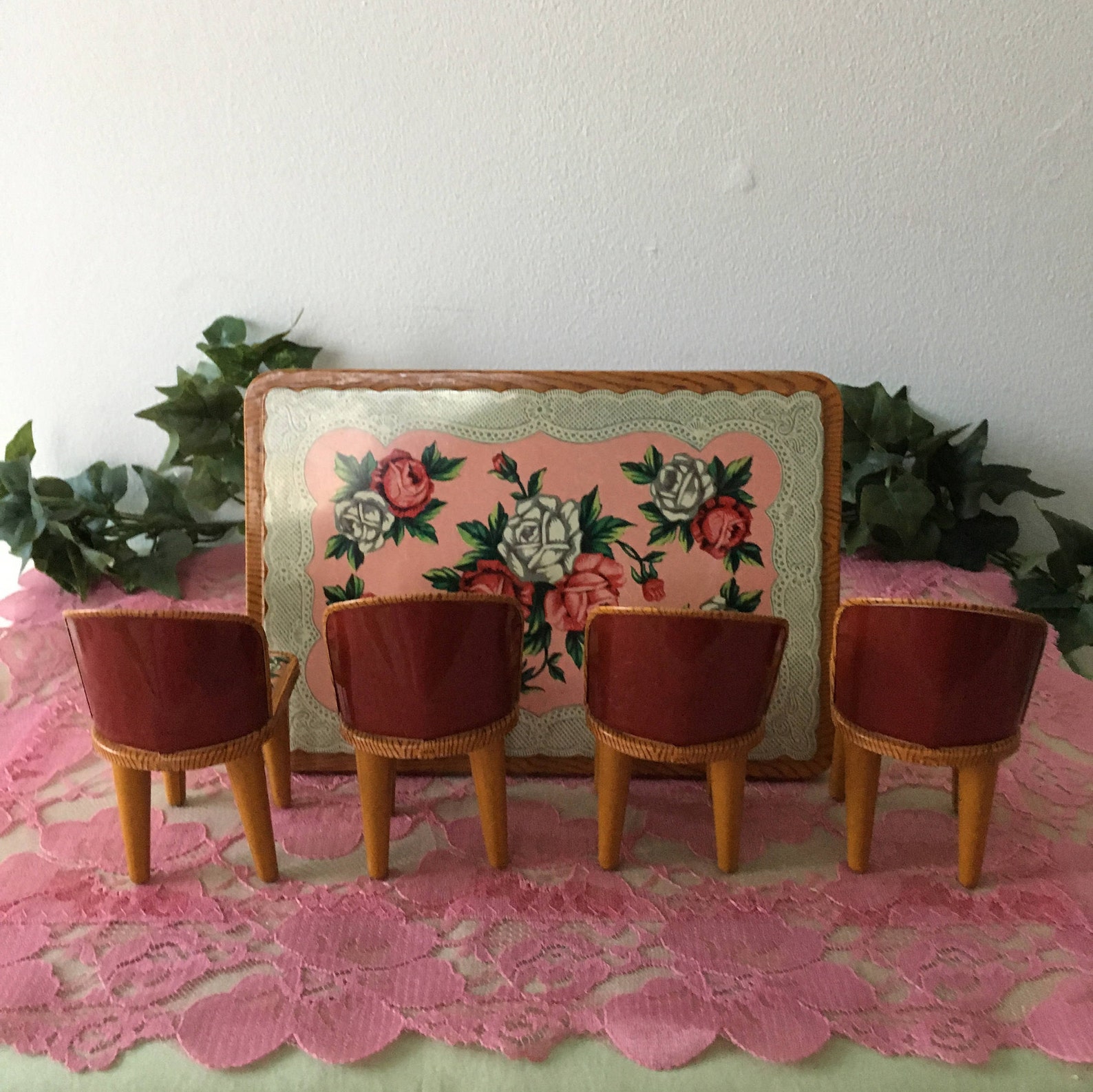 1950's Tin Litho Dining Room Set Made in Japan by SAN | Etsy