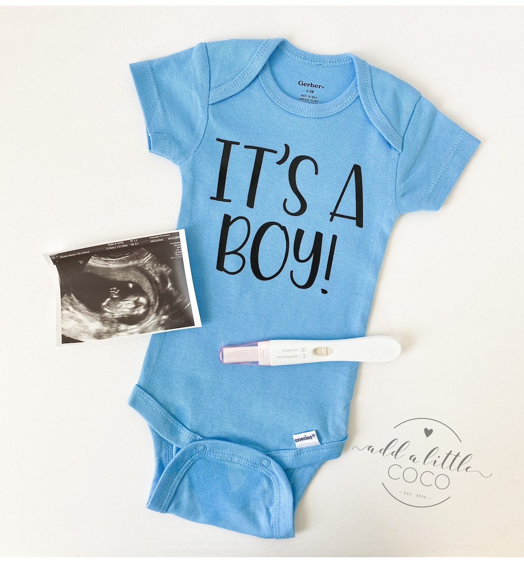 It's A Boy Bodysuit - Boy Gender Reveal - Boy Announcement - Gender Reveal Boy - Gender Reveal ...