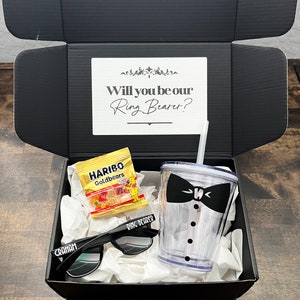 Ring Bearer Box - Ring Bearer Proposal - Ring Bearer Gift - Ring Bearer ...