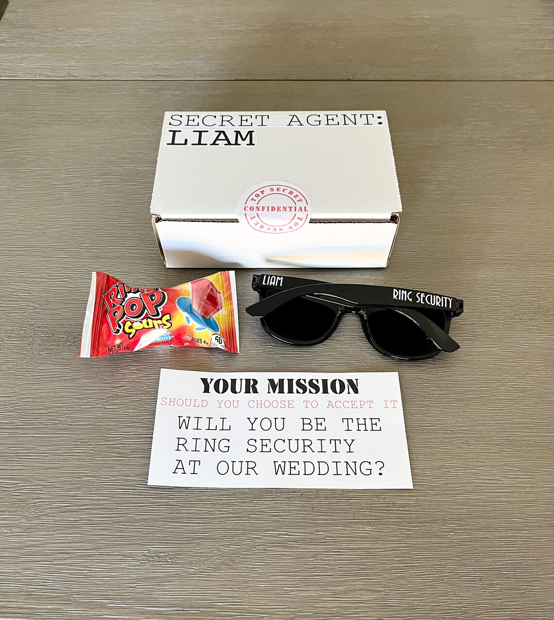 Mini Ring Security Box Ring Security Proposal Ring - Etsy