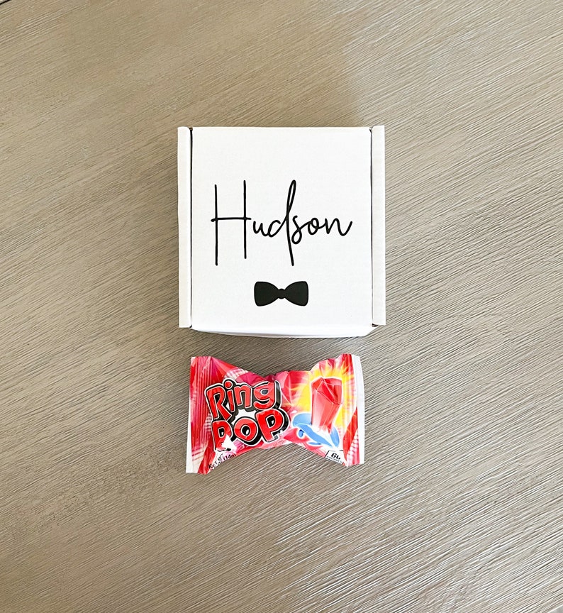 Mini Ring Bearer Proposal Box Ring Security Proposal Ring - Etsy