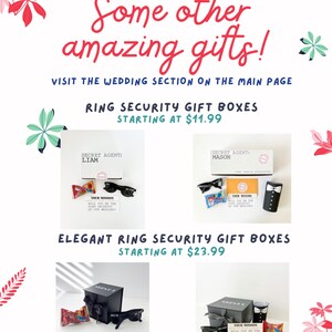 Mini Ring Bearer Proposal Box Ring Security Proposal Ring - Etsy
