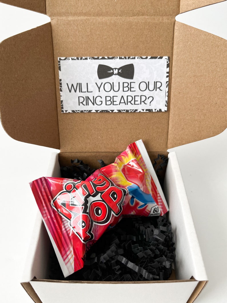 Mini Ring Bearer Proposal Box Ring Security Proposal Ring - Etsy