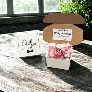 Mini Ring Bearer Proposal Box - Ring Security Proposal - Ring Pop Proposal - Etsy