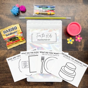 Kids Wedding Activity Kit, Wedding Favor for Kids, Kids Table ...