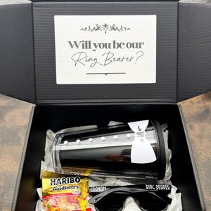 Ring Bearer Box - Ring Bearer Proposal - Ring Bearer Gift - Ring Bearer ...