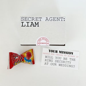 Mini Ring Security Box - Ring Security Proposal - Ring Security Gift Set - Ring Bearer - Ring ...