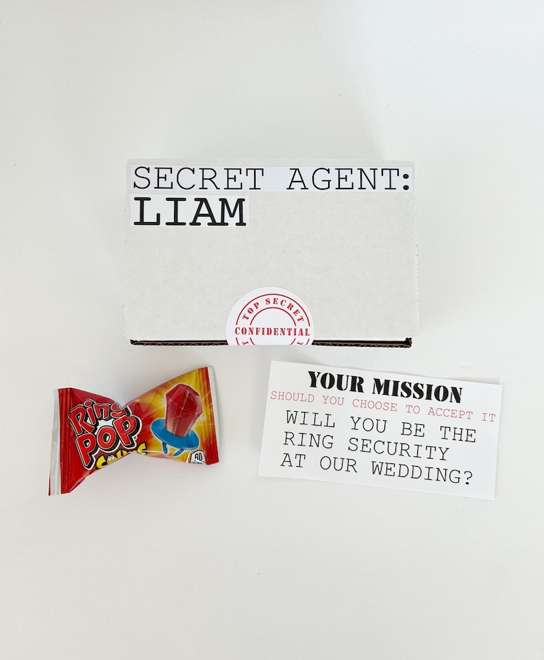 Mini Ring Security Box Ring Security Proposal Ring - Etsy