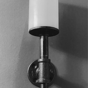 Wall Sconces Made From Industrial Pipe Industrial Chic Steampunk ...