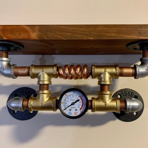 Steampunk Gear Shelf Bracket Industrial Old Vintage Rusty - Etsy