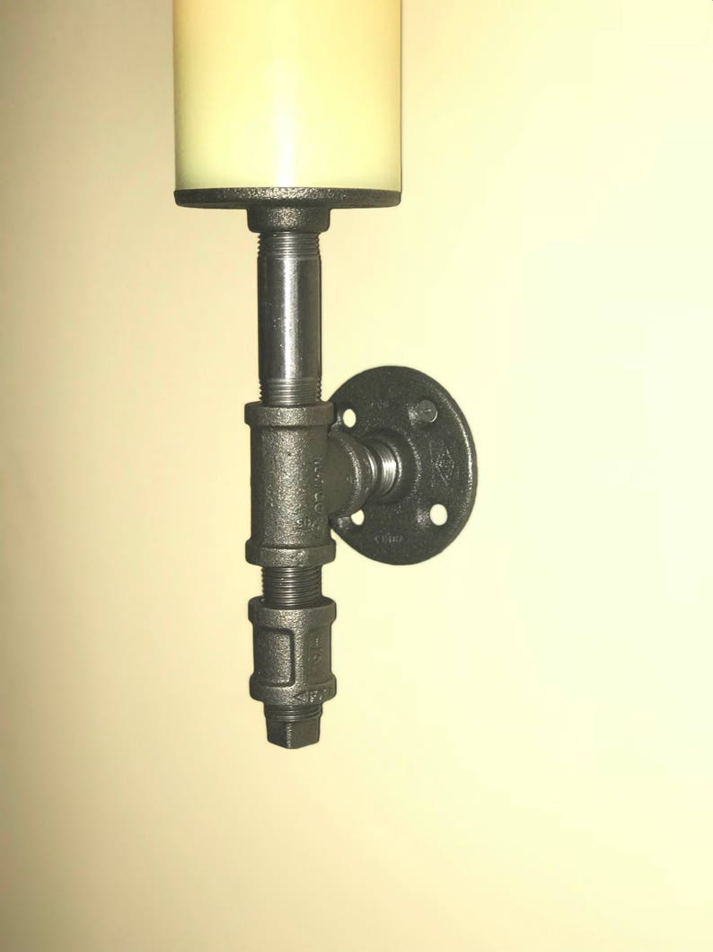 Wall Sconces Made From Industrial Pipe Industrial Chic | Etsy