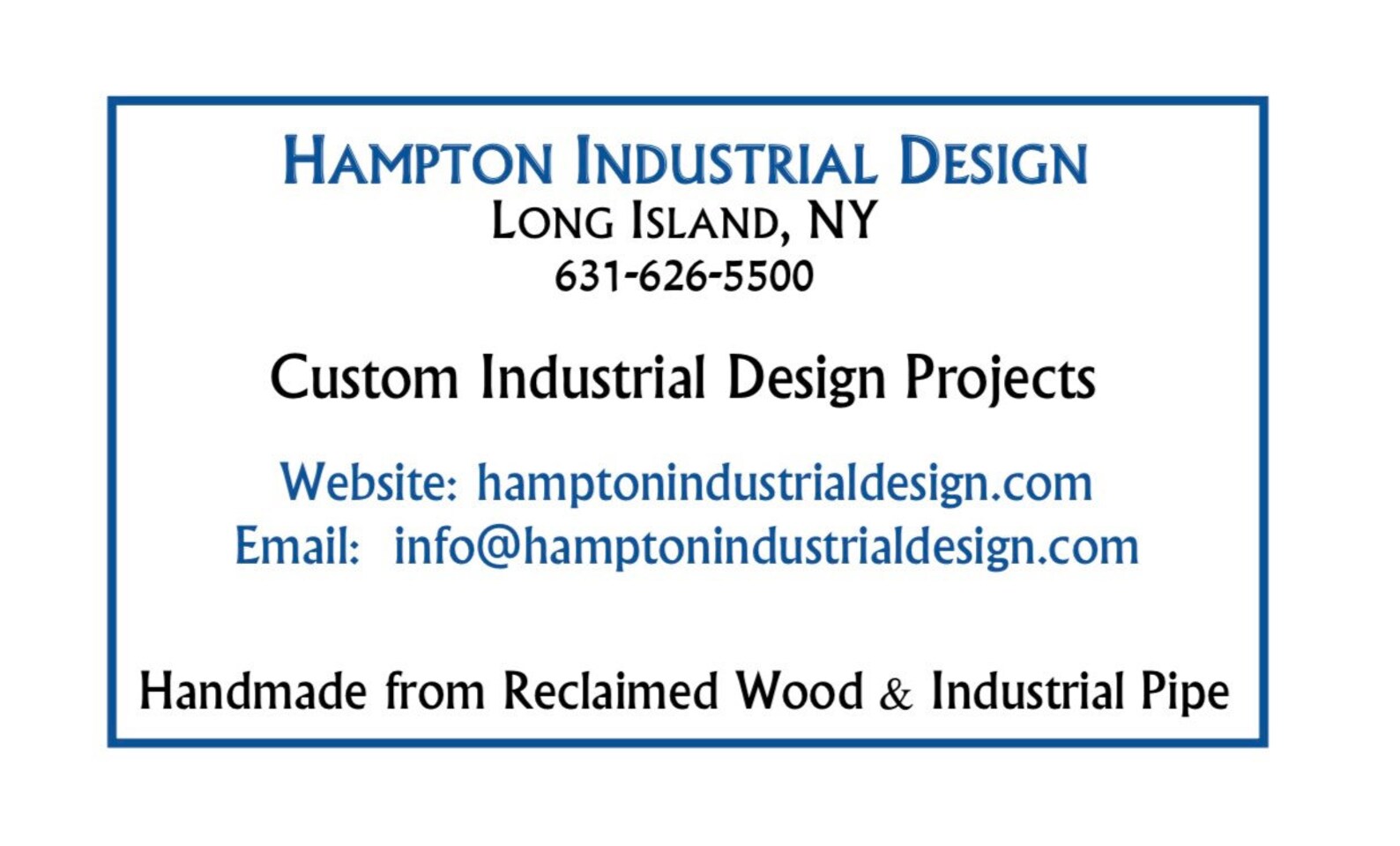 Gift Certificate for Hampton Industrial Design Products - Etsy