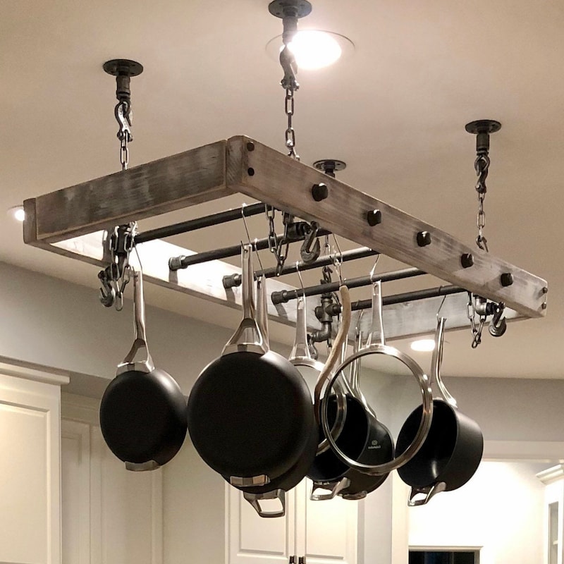 Hanging Pot Rack - Etsy