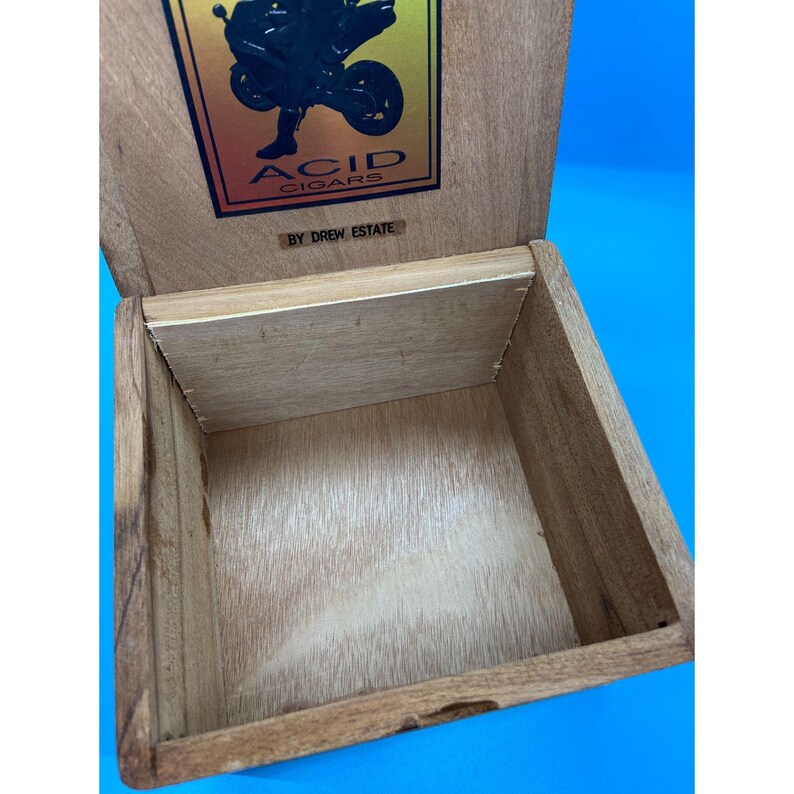 Acid Cigar Box by Drew Estates Square Flip Top Box Only - Etsy Acid Cigar Box by Drew Estates Square Flip Top Box Only - Etsy