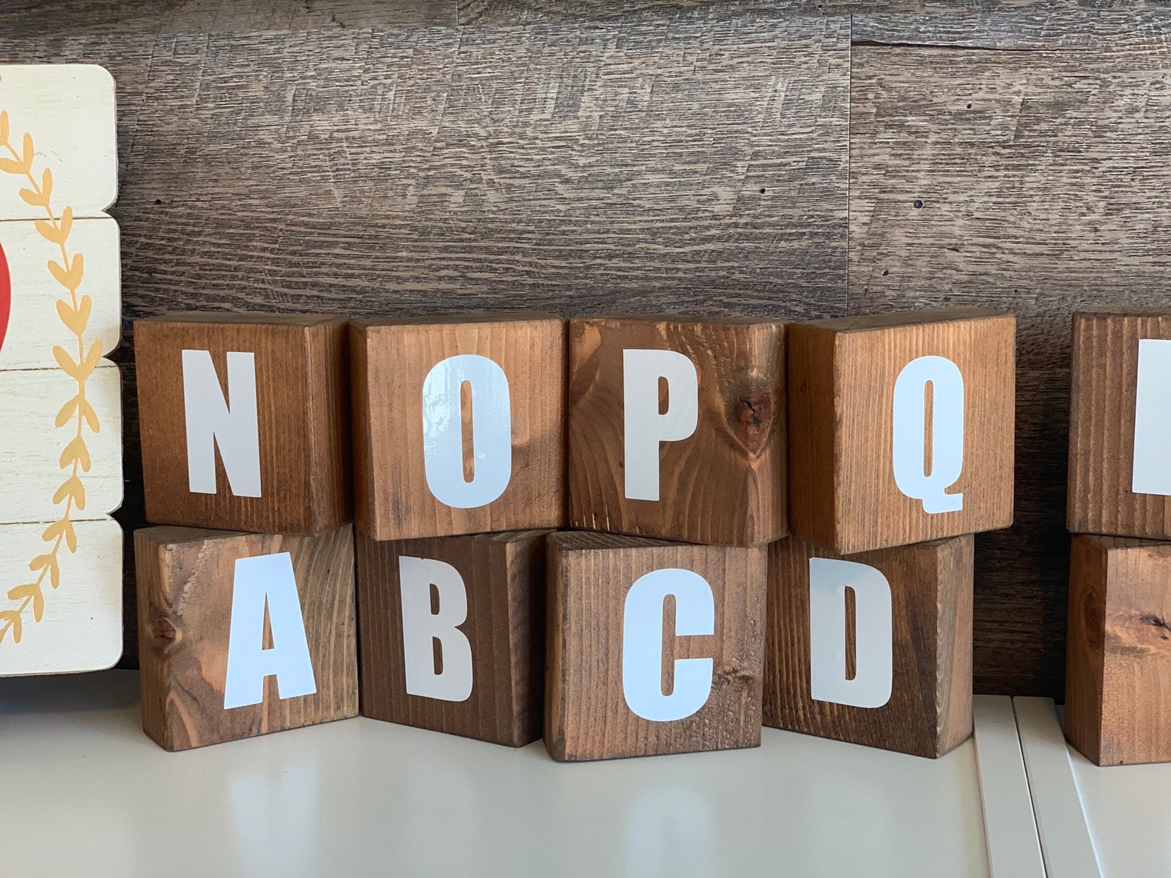 Alphabet and Holiday Decorative Blocks - Etsy