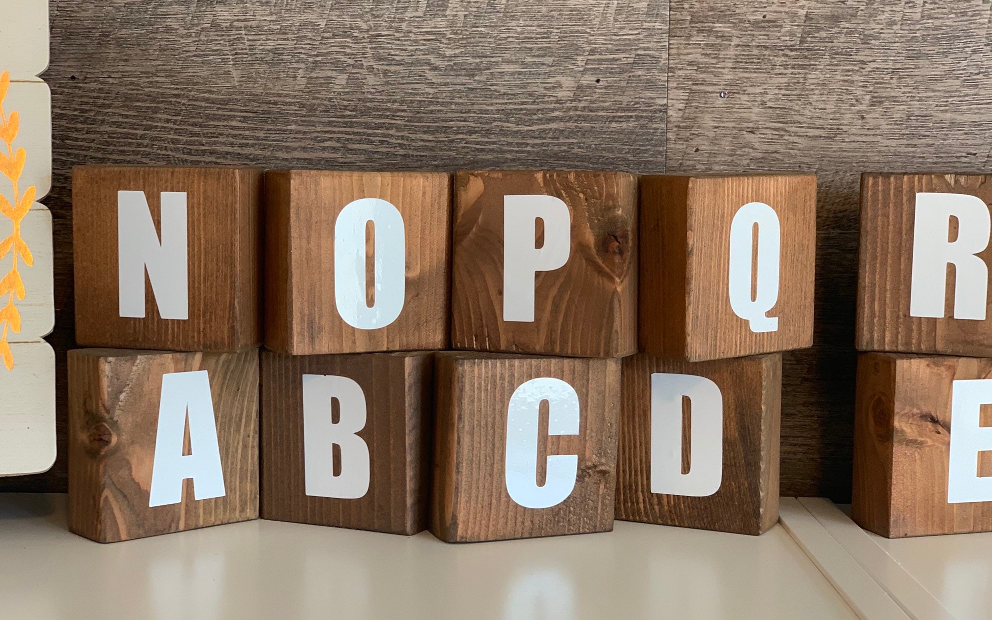 Alphabet and Holiday Decorative Blocks - Etsy