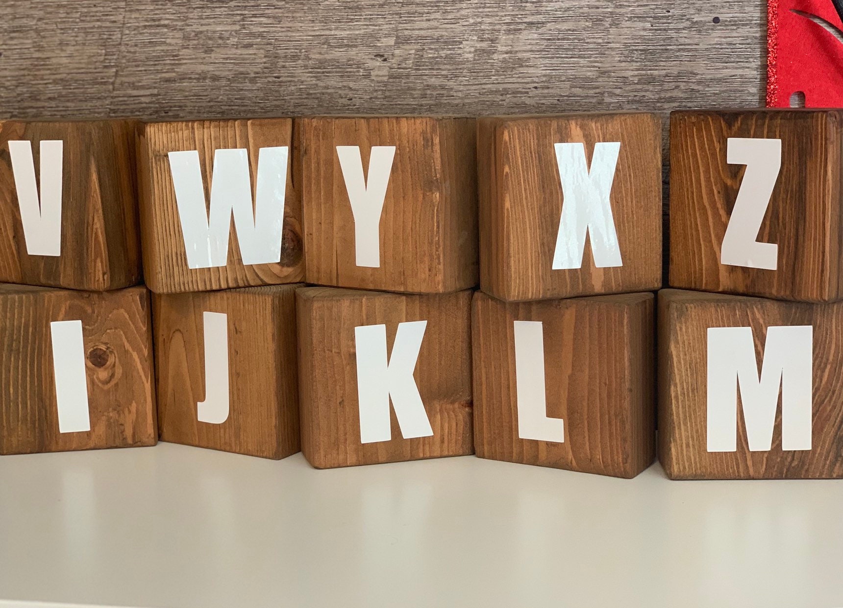 Alphabet and Holiday Decorative Blocks - Etsy