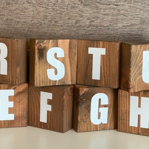 Alphabet and Holiday Decorative Blocks - Etsy