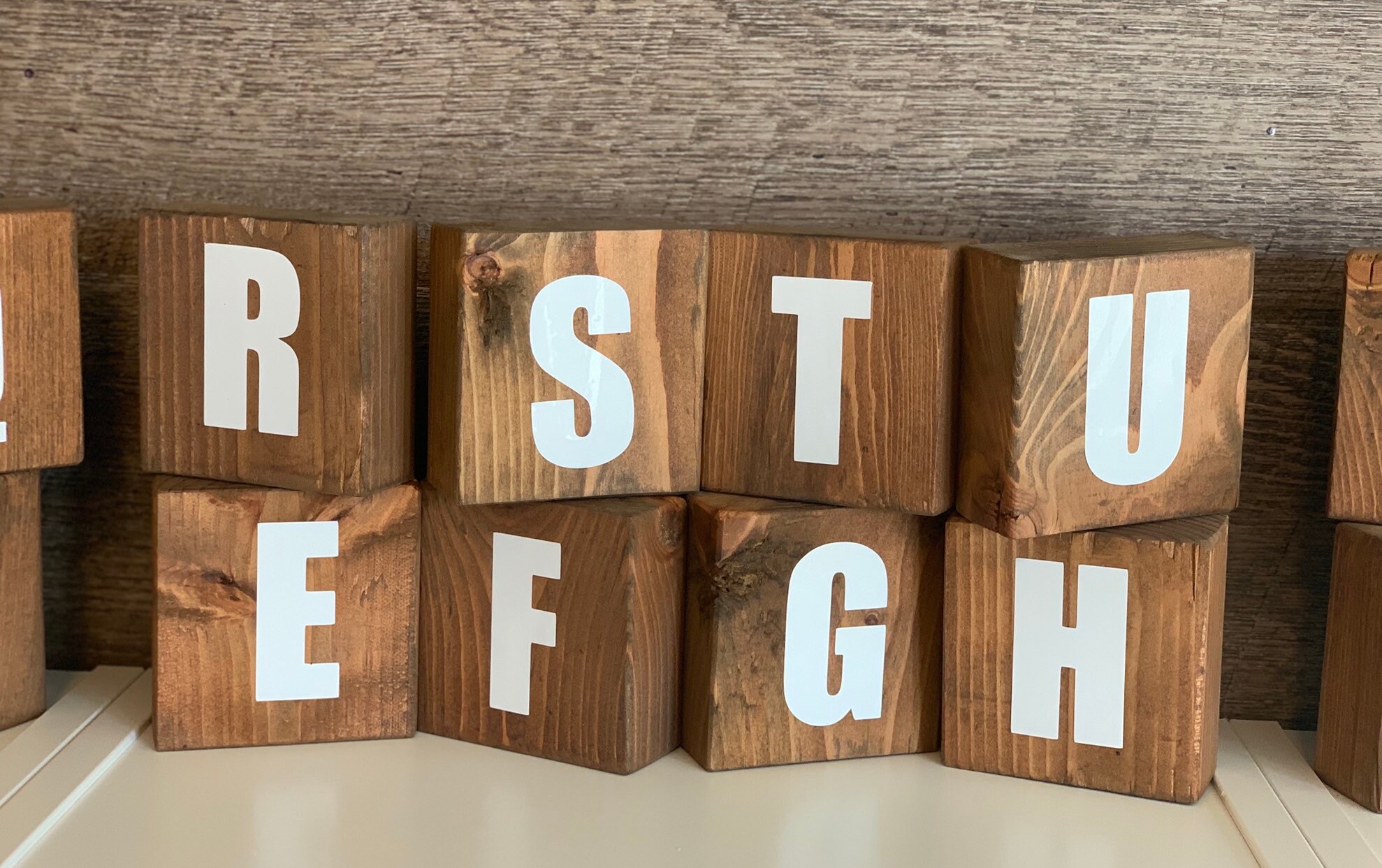 Alphabet and Holiday Decorative Blocks - Etsy