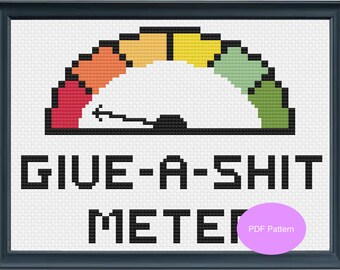 Rude cross stitch | Etsy