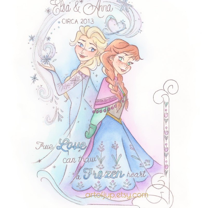 Elsa Art - Etsy