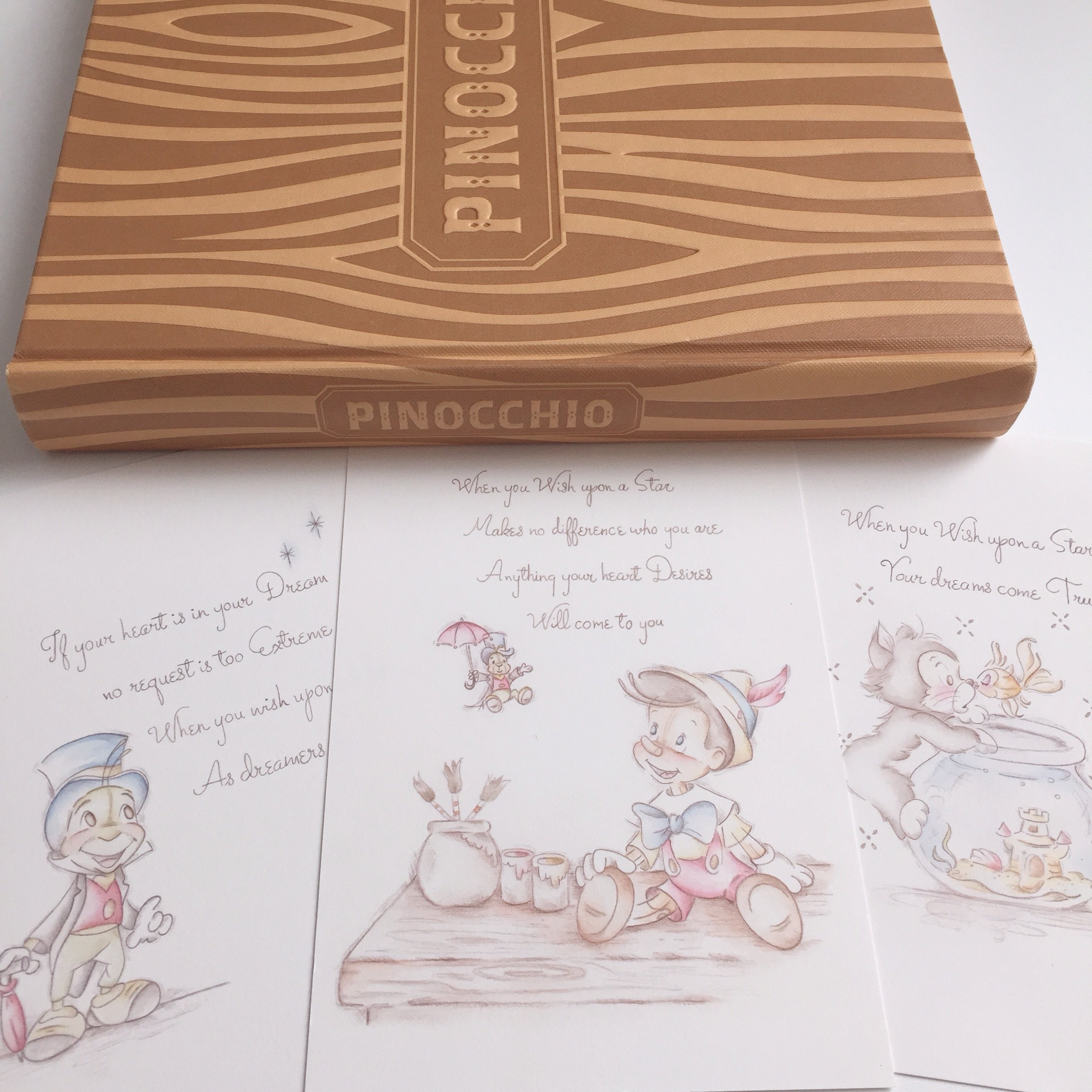 Figaro and Cleo Print Pinocchio Wall Art Nursery Art Home - Etsy