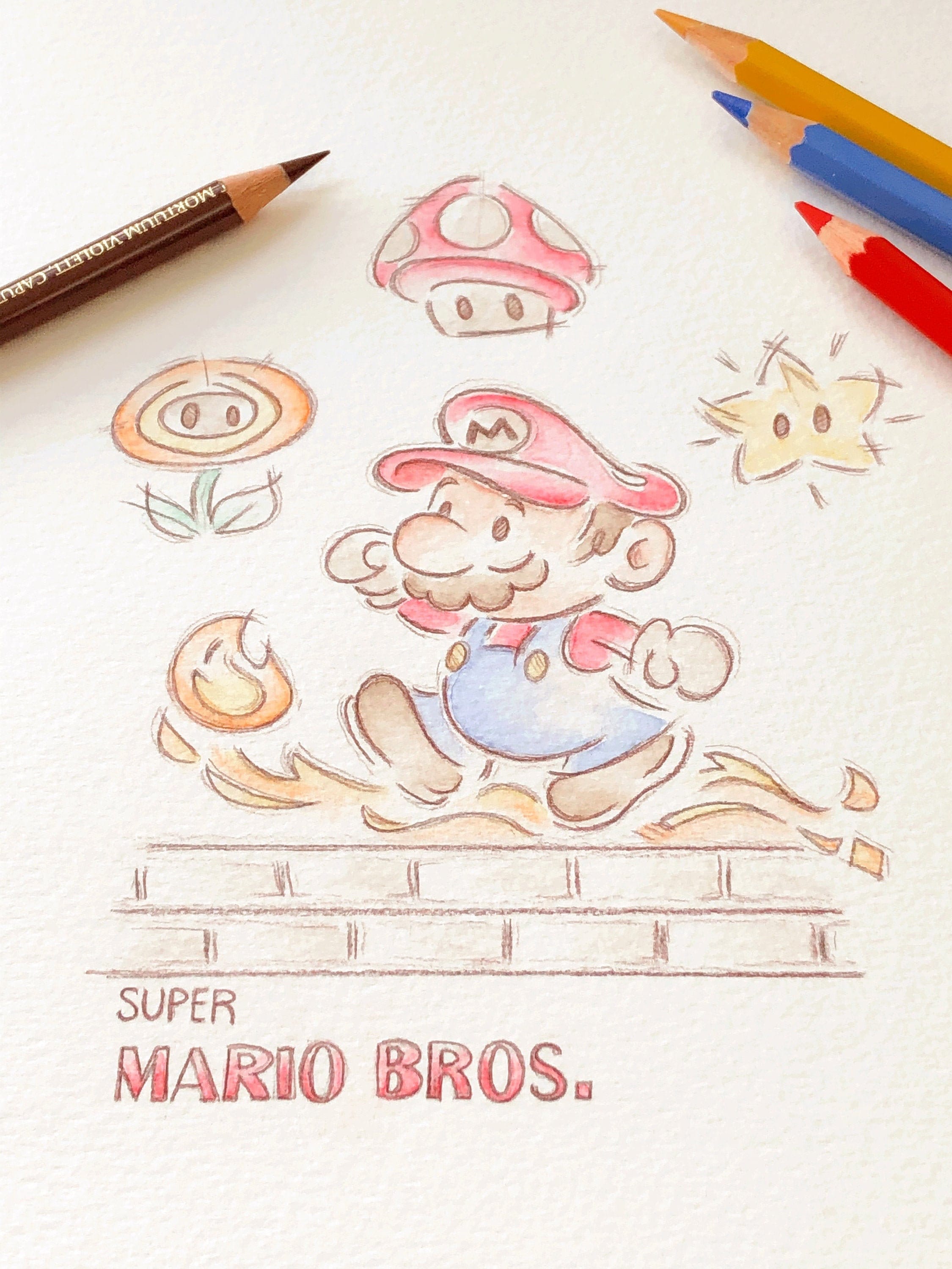 Super Mario Bros Original Concept Art