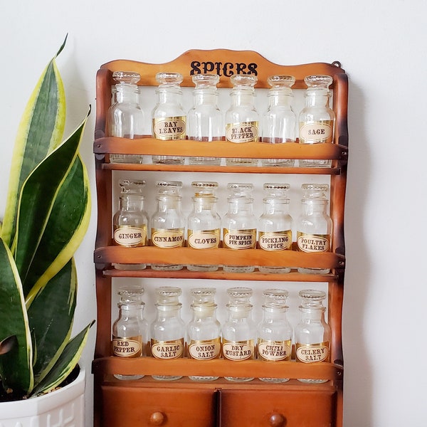 Vintage Spice Rack - Etsy