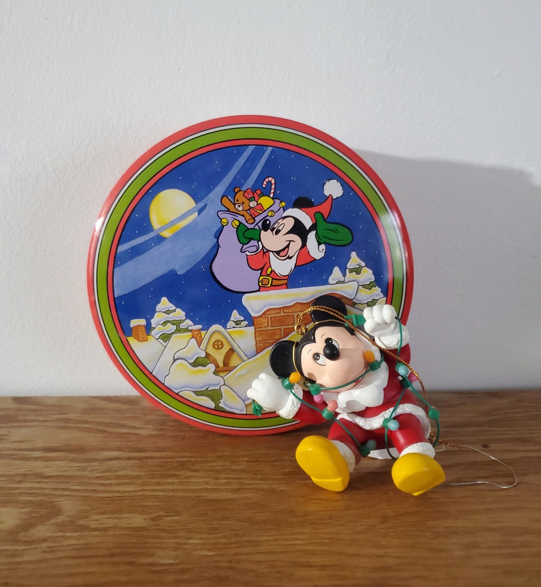 Mickey Mouse Holiday Gift Set With Tin and Ornament - Etsy