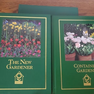 Green Garden Book Collection // Garden Decor // Instant Collection ...