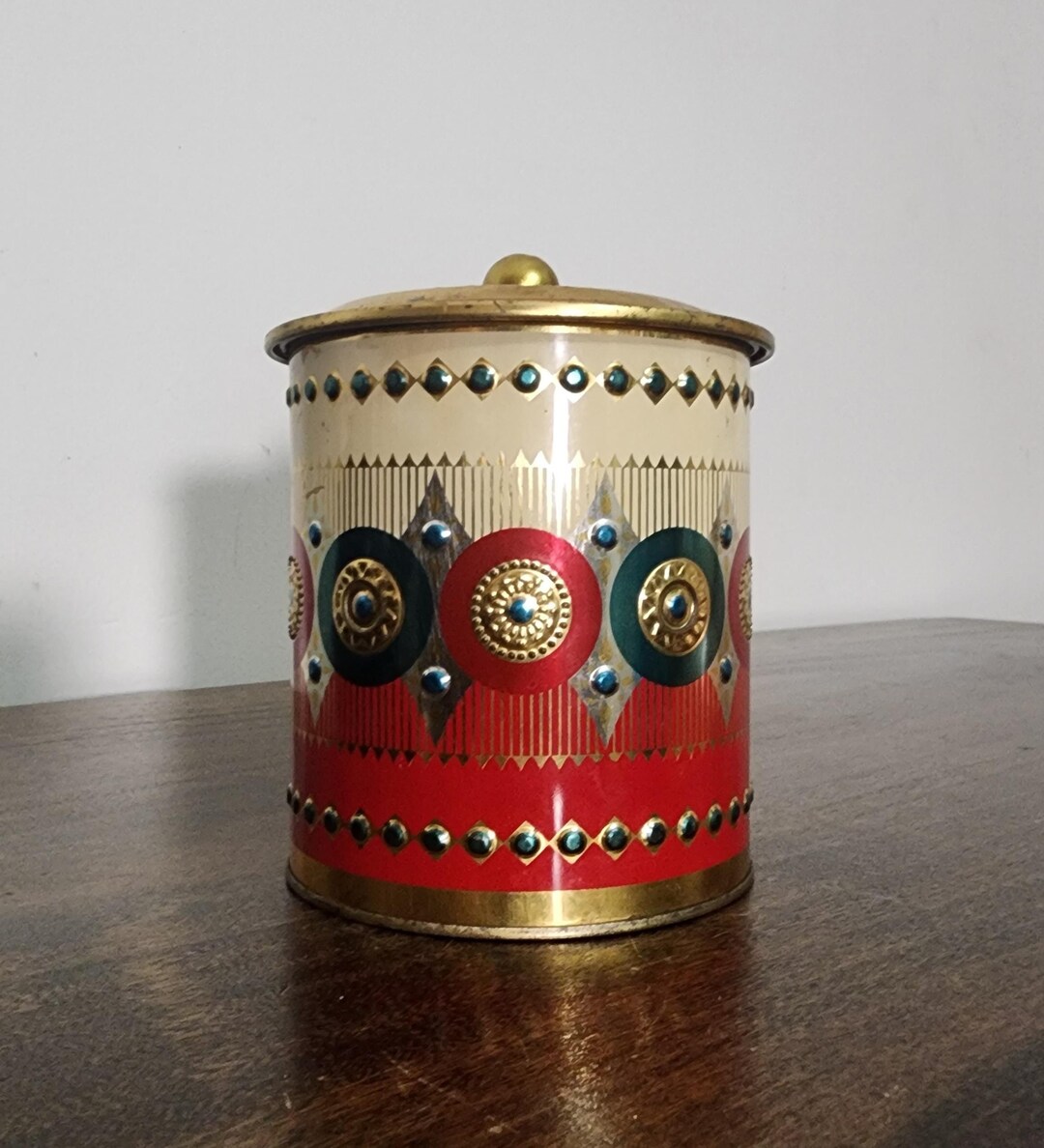 VTG Christmas Candy Tin - Etsy