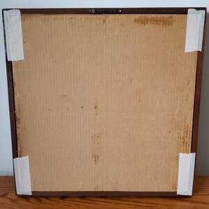 Vintage Wetland Glass Shadowbox Art by Tom Cryer // Vintage | Etsy