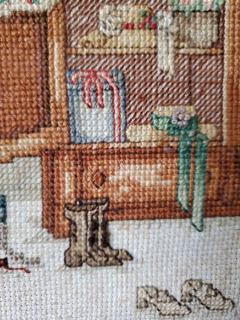 Vintage Embroidery Art Lady's Wardrobe Embroidery Art | Etsy