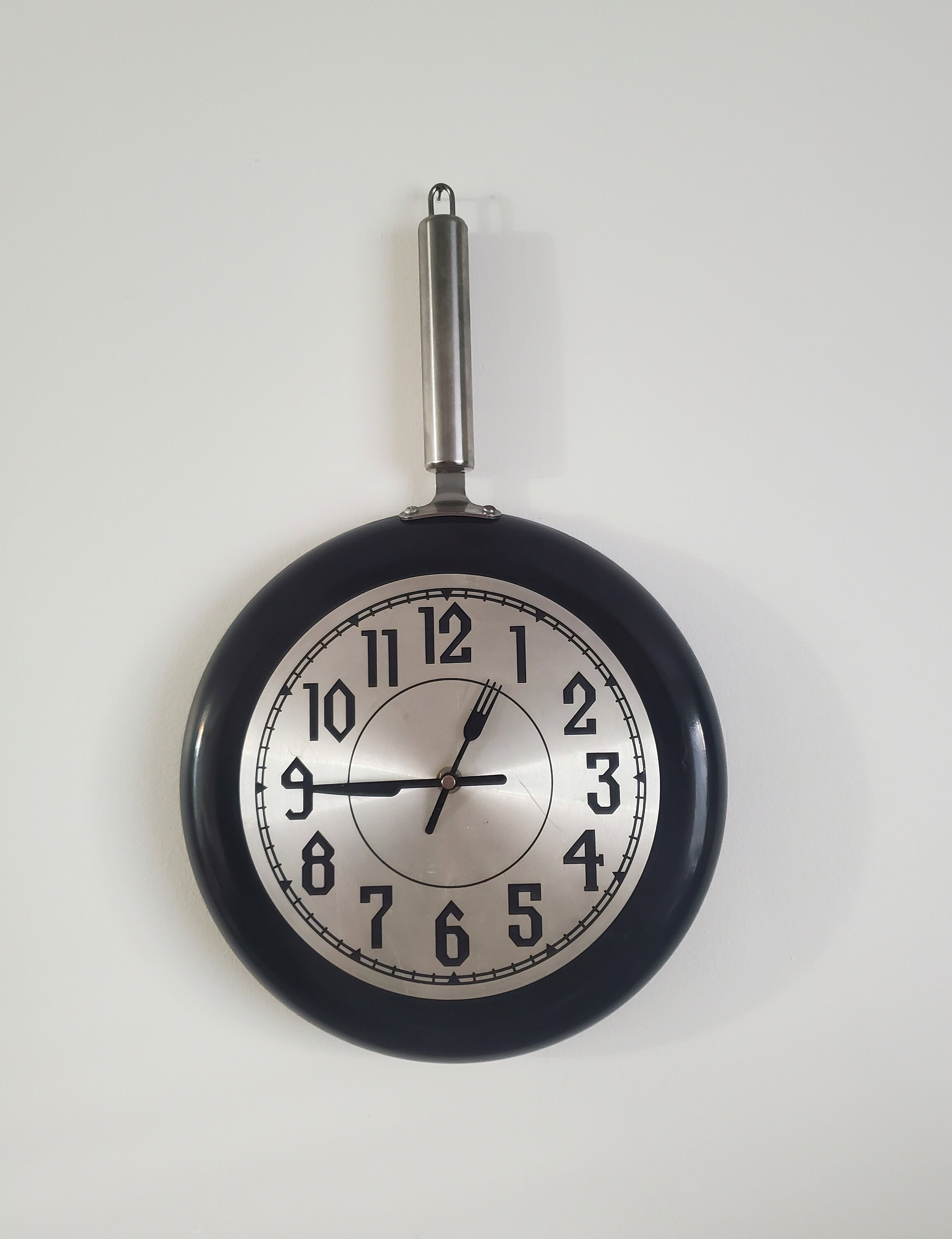 Vintage Skillet Wall Clock for Kitchen 1980s - Etsy