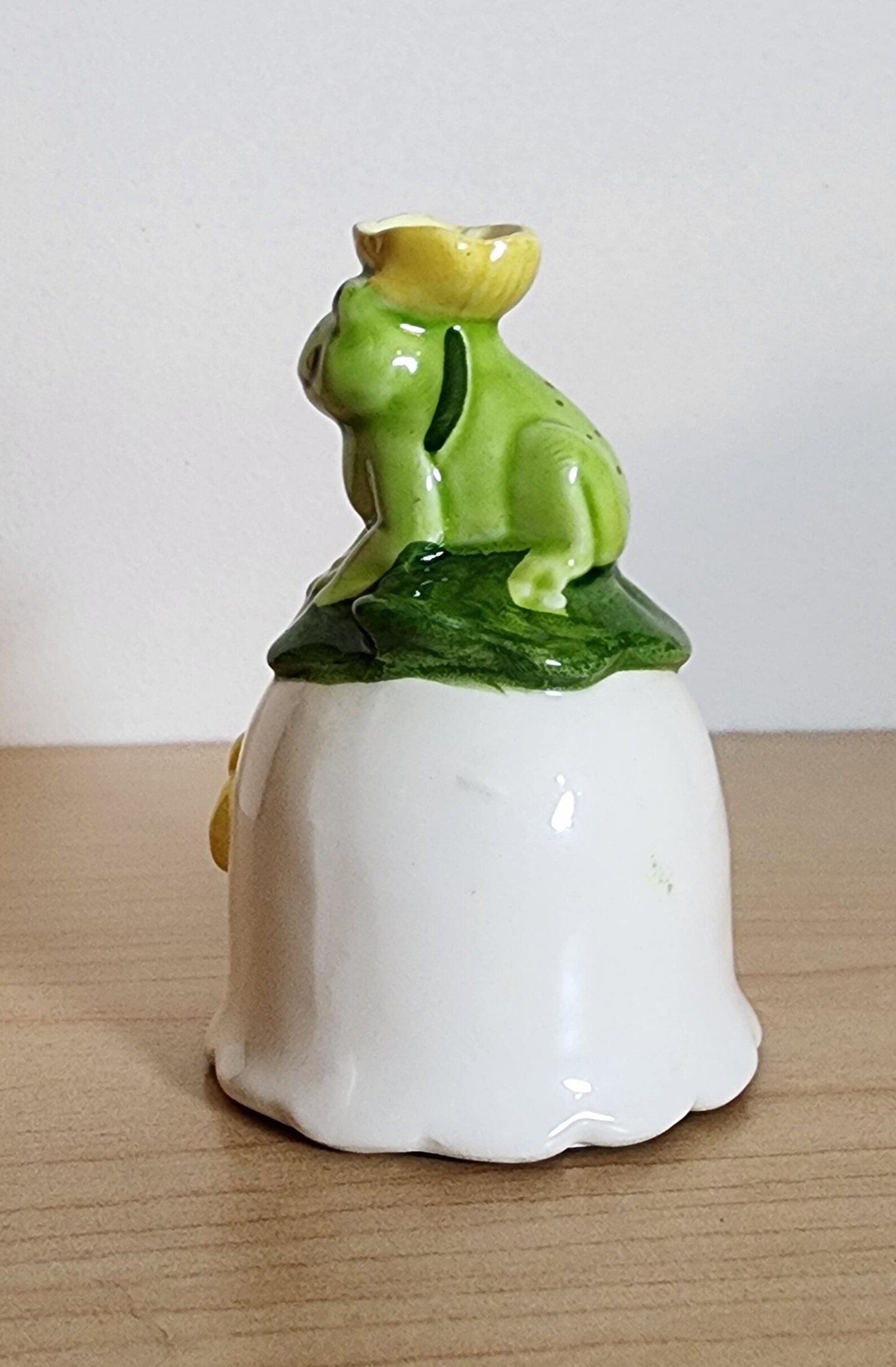 Ceramic Frog Bell With Flowers - Etsy