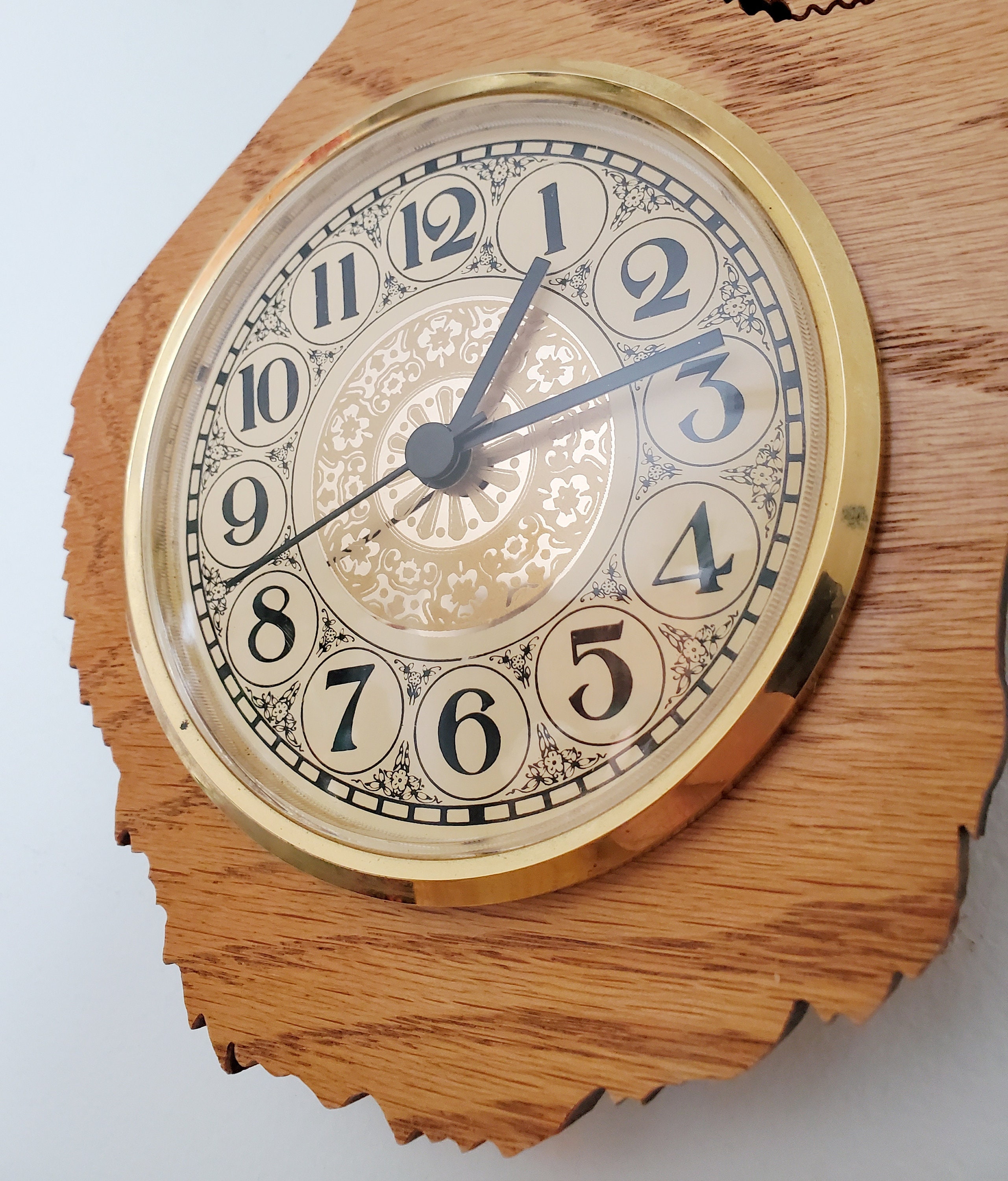 Vintage Buck Cutout Wall Clock // Deer Decor | Etsy