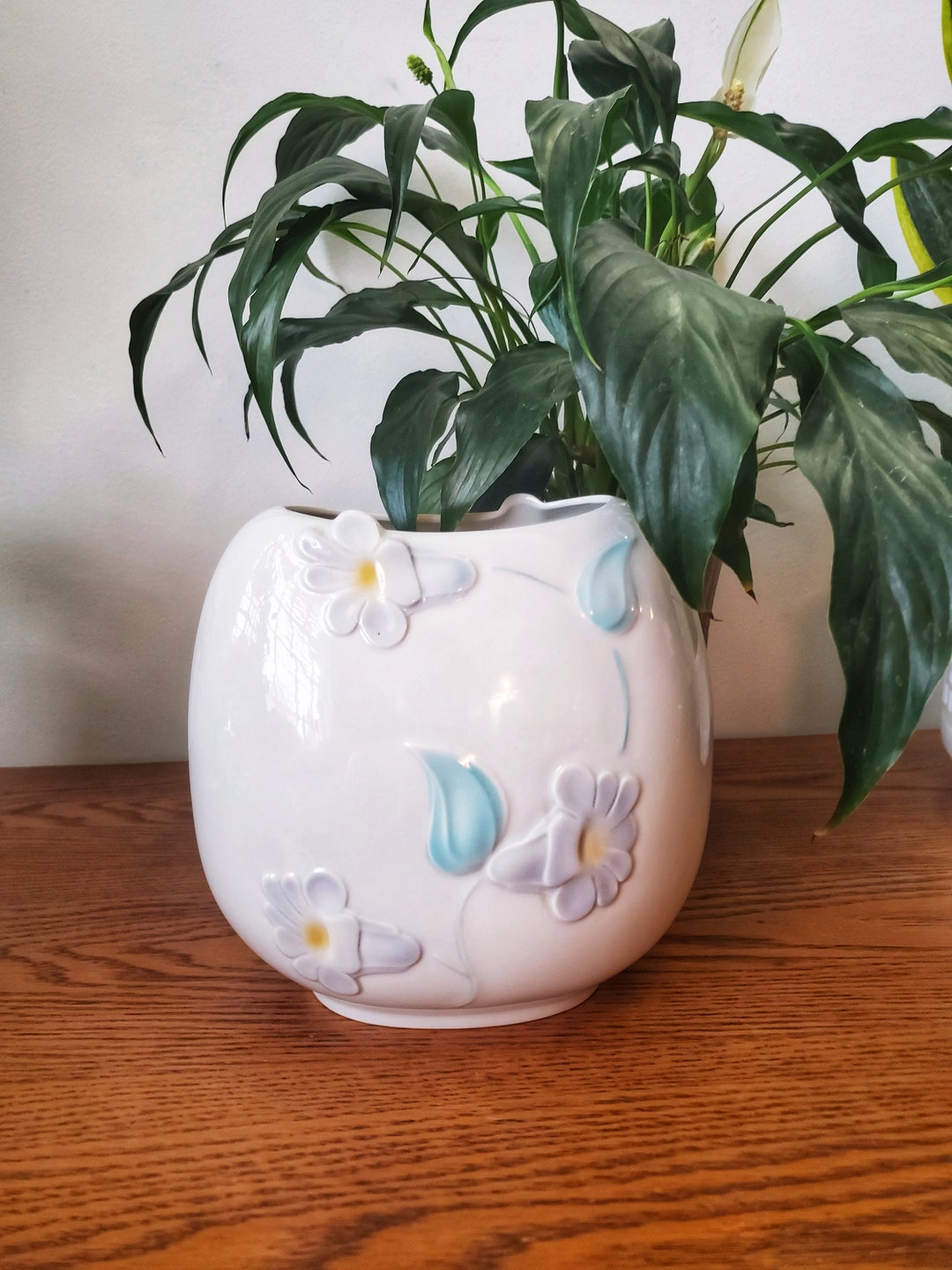 Goebel Fine Porcelain Floral Vase // Vintage Vase // Goebel Ceramic ...