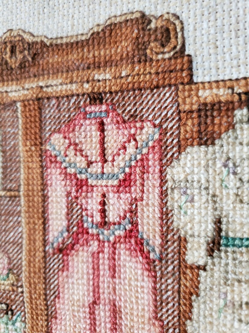 Vintage Embroidery Art Lady's Wardrobe Embroidery Art | Etsy