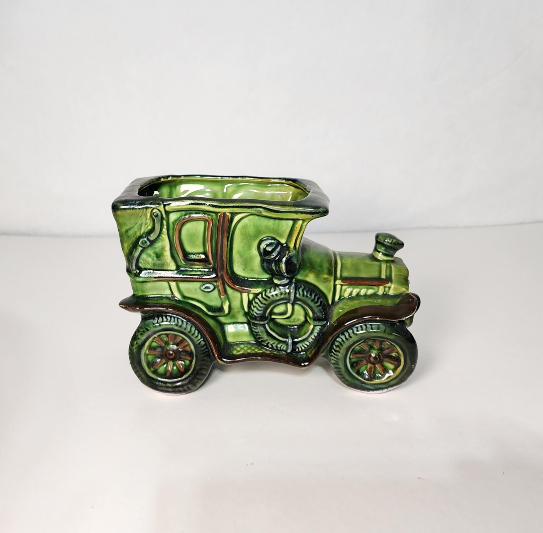 Artmark Green Car Planter - Ceramic - Etsy