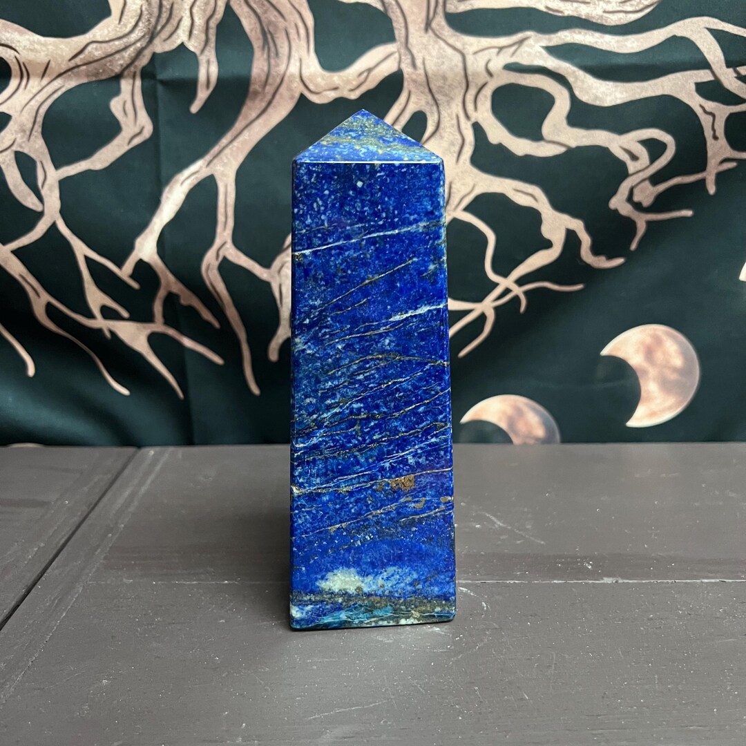 Lapis Lazuli Tower Crystals and Minerals Lapis Lazuli Obelisk Lapis ...