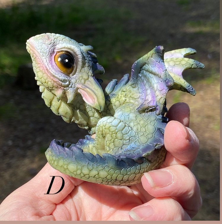 Dragon figurine Dragons Baby dragon Dragon baby | Etsy