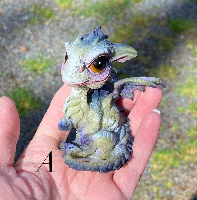 Dragon figurine Dragons Baby dragon Dragon baby | Etsy