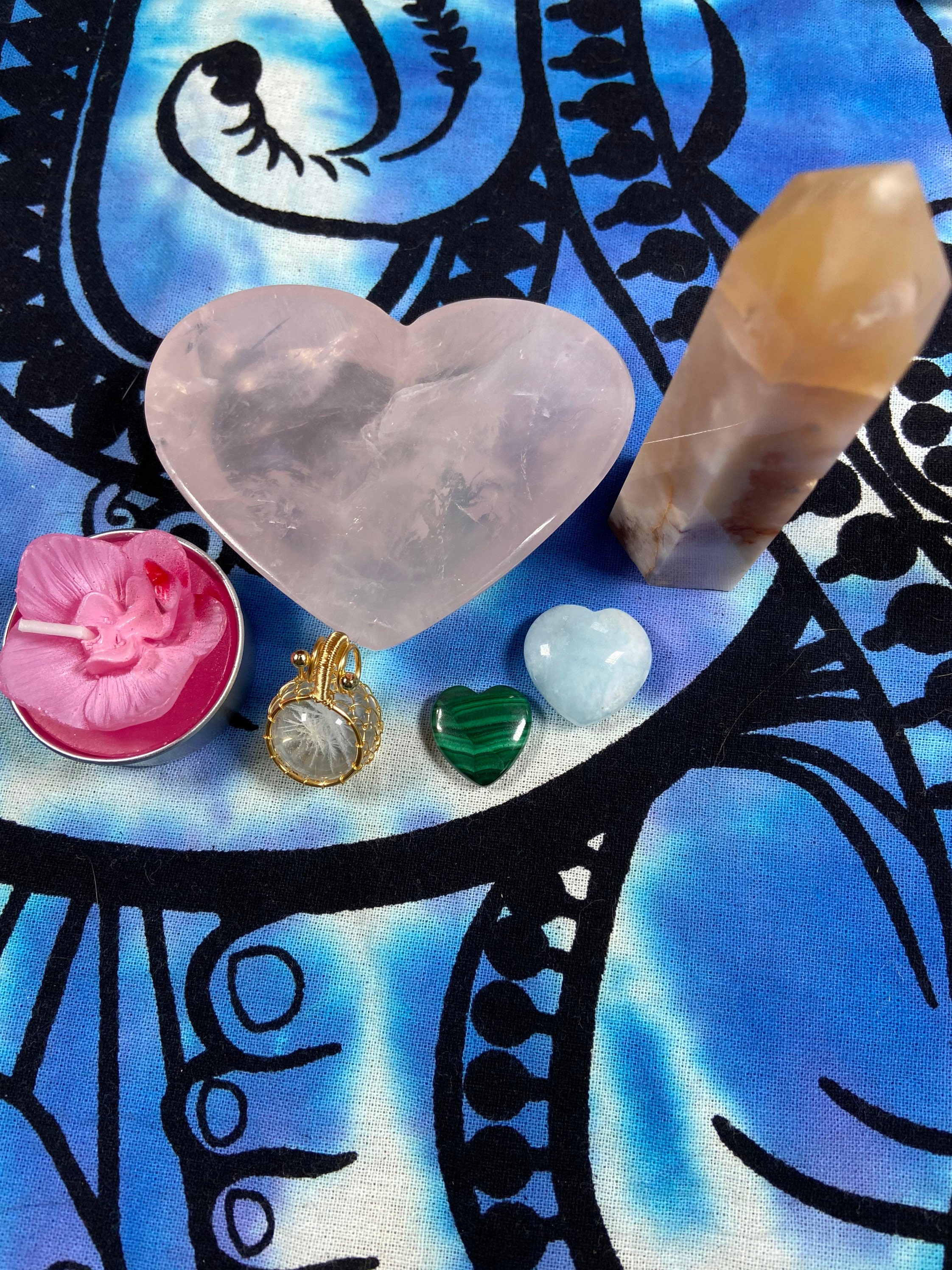 Crystal love bundle Crystals Love crystals crystal gifts | Etsy