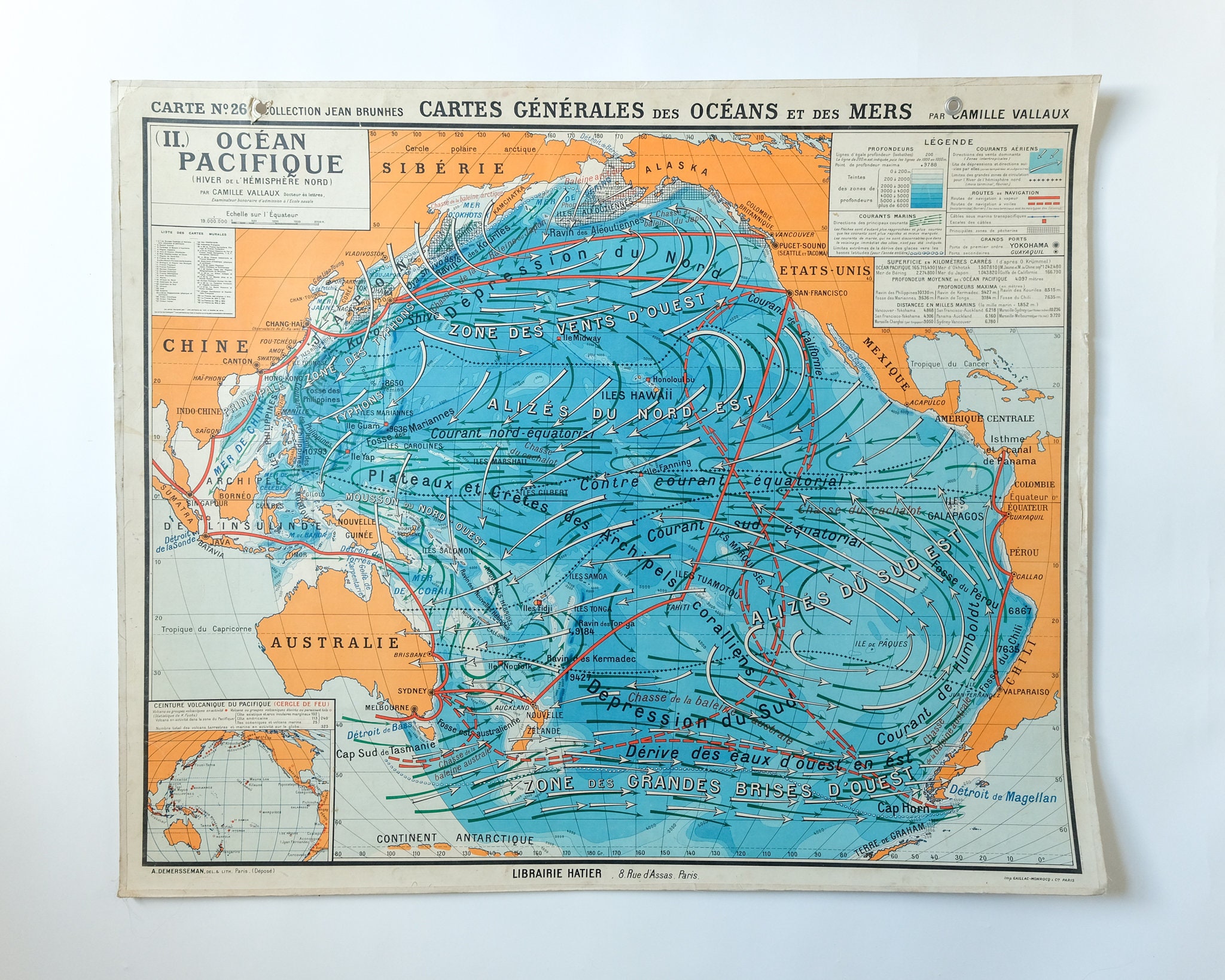 Pacific Ocean Currents Map