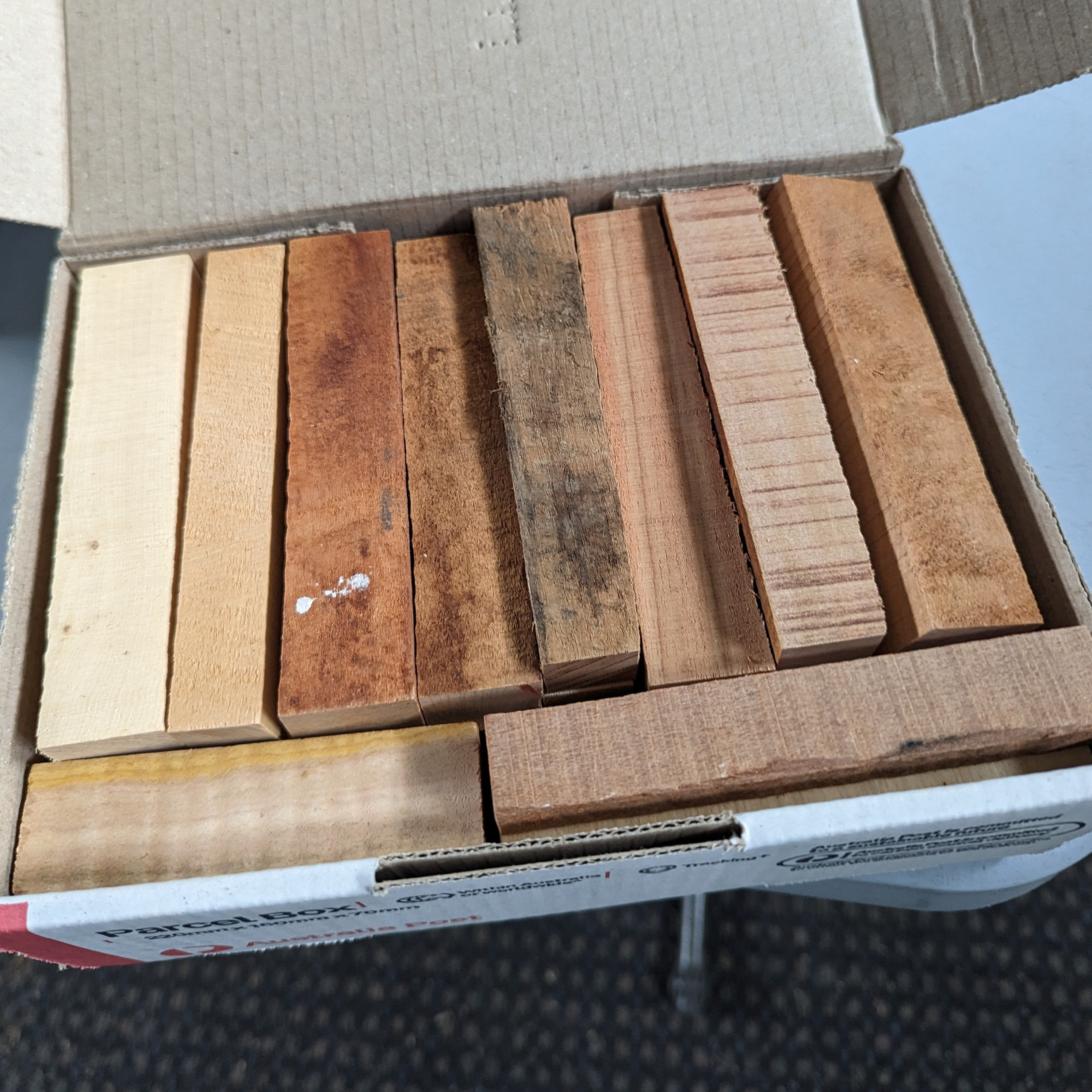 Mixed Box of Tasmanian Timber Blanks - Etsy