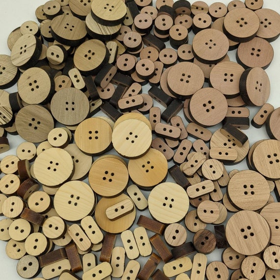 Solid Wooden Buttons. Huon Pine Blackwood Sassafras and - Etsy