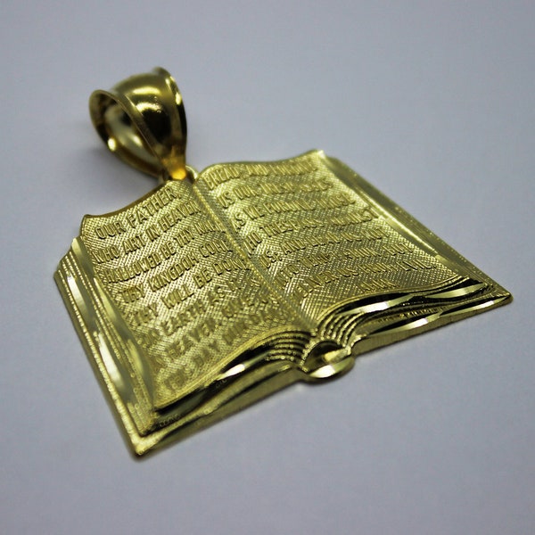 Mens Bible Gold Pendant - Etsy